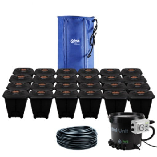 24 Pot DWC Complete + 400L Flexi Tank RDWC – Dublin Indoor Gardening