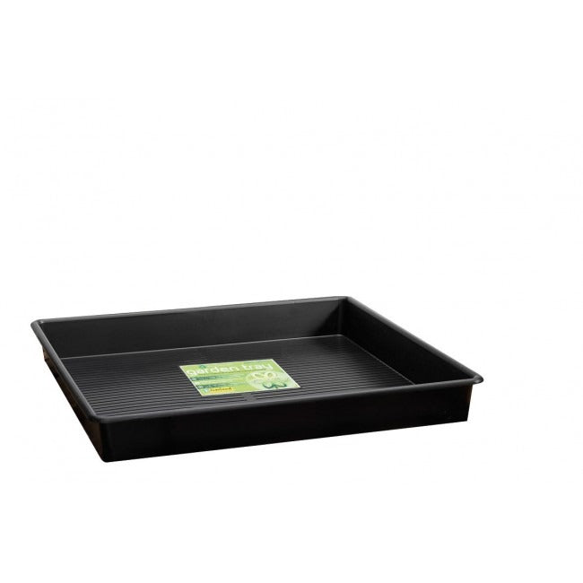 Square tray black 12cm deep – Dublin Indoor Gardening