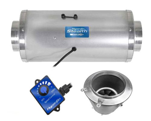 Hyper Fan Silenced Stealth – Dublin Indoor Gardening